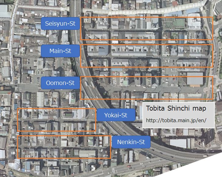 Top - Tobita Shinchi Map / Osaka Red Light District - Ranking & Reviews